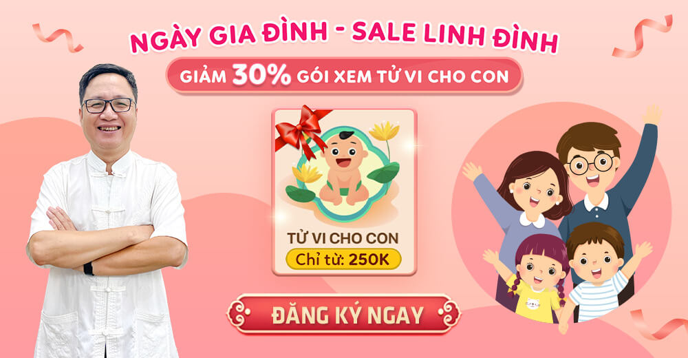 Ngày gia đình - Giảm 30% khi xem Tử vi cho con